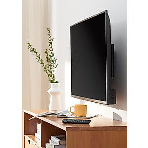 Amazon Basics Full Motion Articulating TV Monitor Wall Mount for 22-55 Inch TVs and Flat Panels up to 80 Lbs, Black