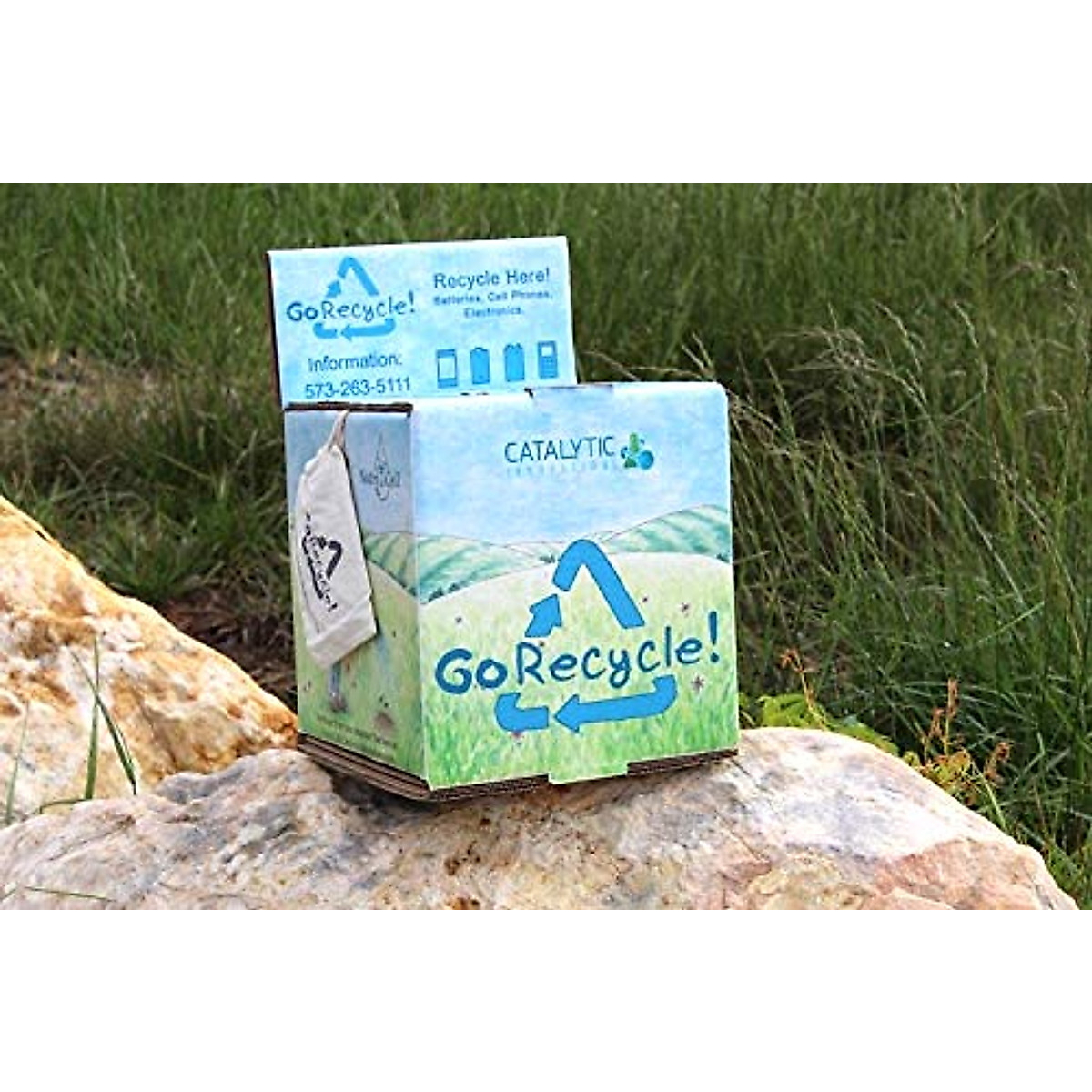 GoRecycle Large Battery Recycling Box - 50lbs Max. - Pre-Paid Return Shipping