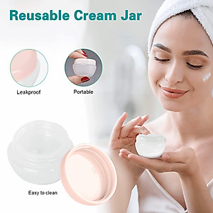 ZGDZ Reusable Travel Size Toiletry Bottles Leakproof Travel Skincare Containers Kit TSA Approved Carry on Airplane Essentials Accessories Shampoo Conditioner Sub-Bottling Set Refillable Quart Bag