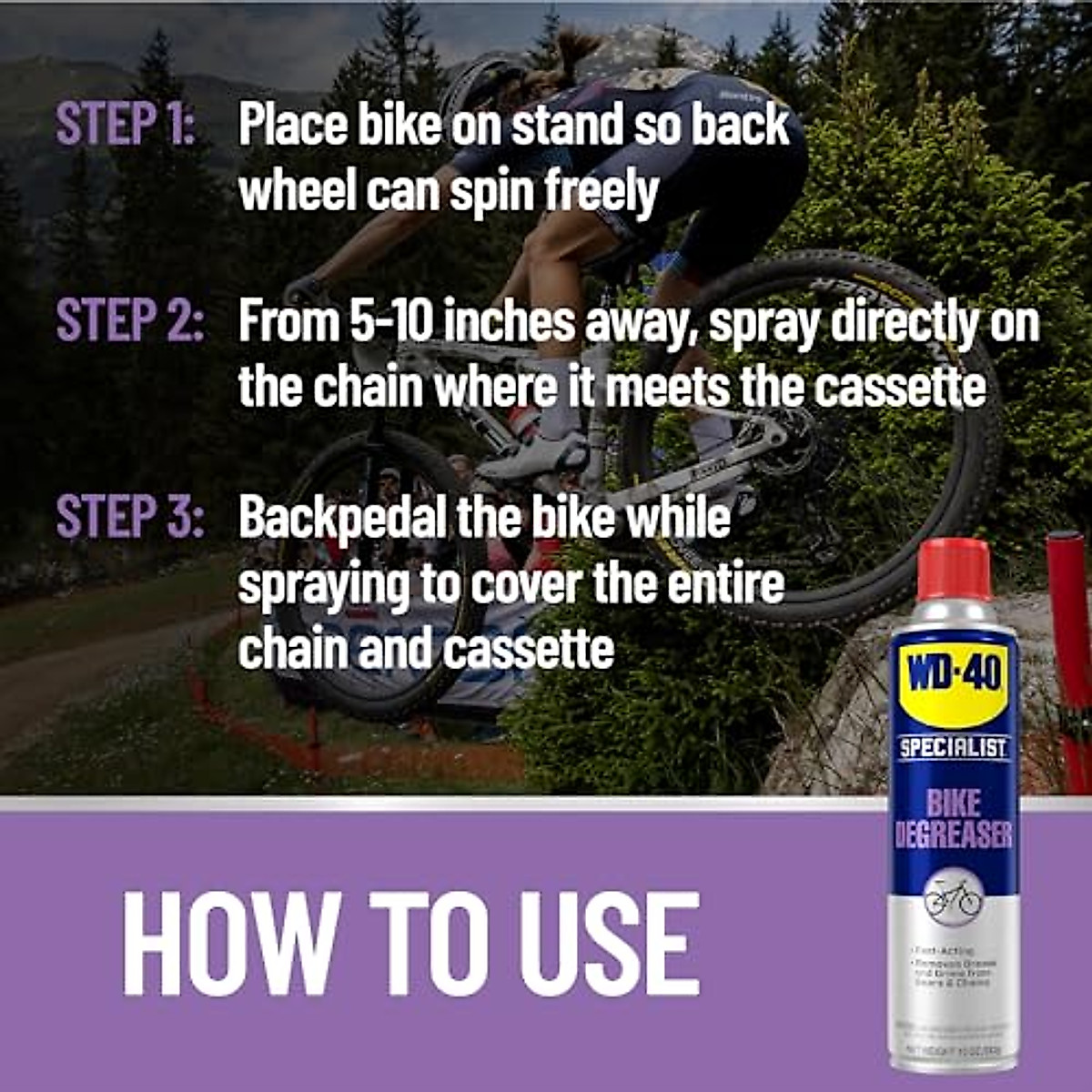 WD-40 Specialist Bike Degreaser , 10 OZ