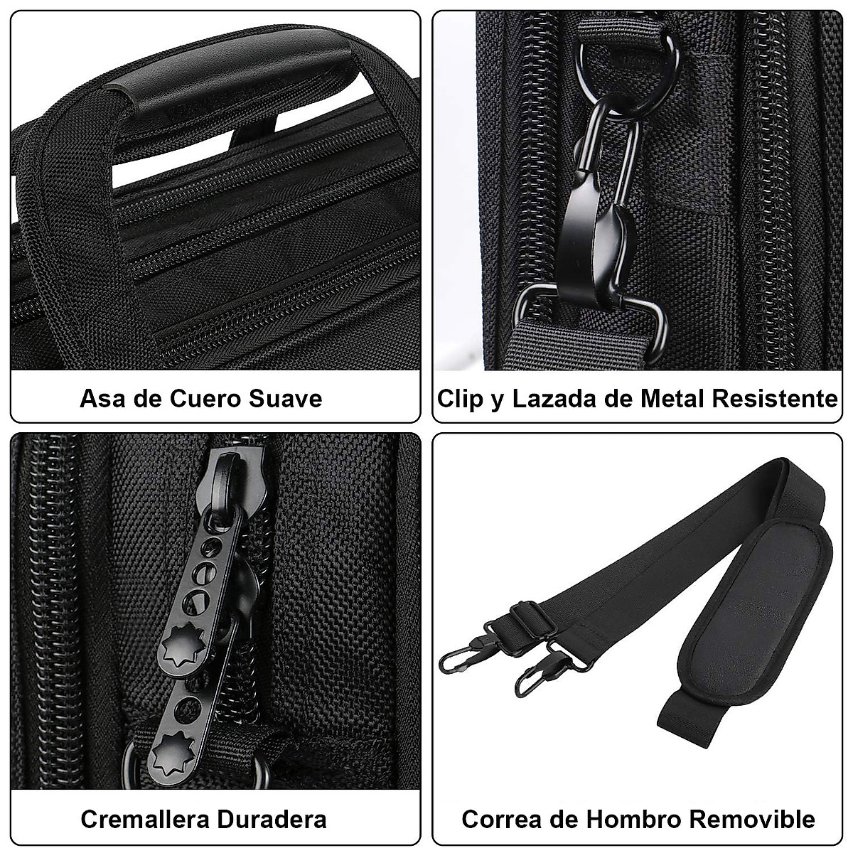 17 Inch Laptop Bag, Large Business Briefcase for Men Women, Taygeer Travel Laptop Case Shoulder Bag, Waterproof Expandable Computer Messenger Bag, Durable Carrying Case Fits 17 in Laptop and Notebook