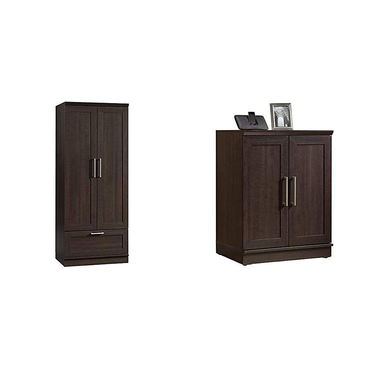 Sauder HomePlus Wardrobe/Pantry cabinets and Base Pantry cabinets, Dakota Oak Finish