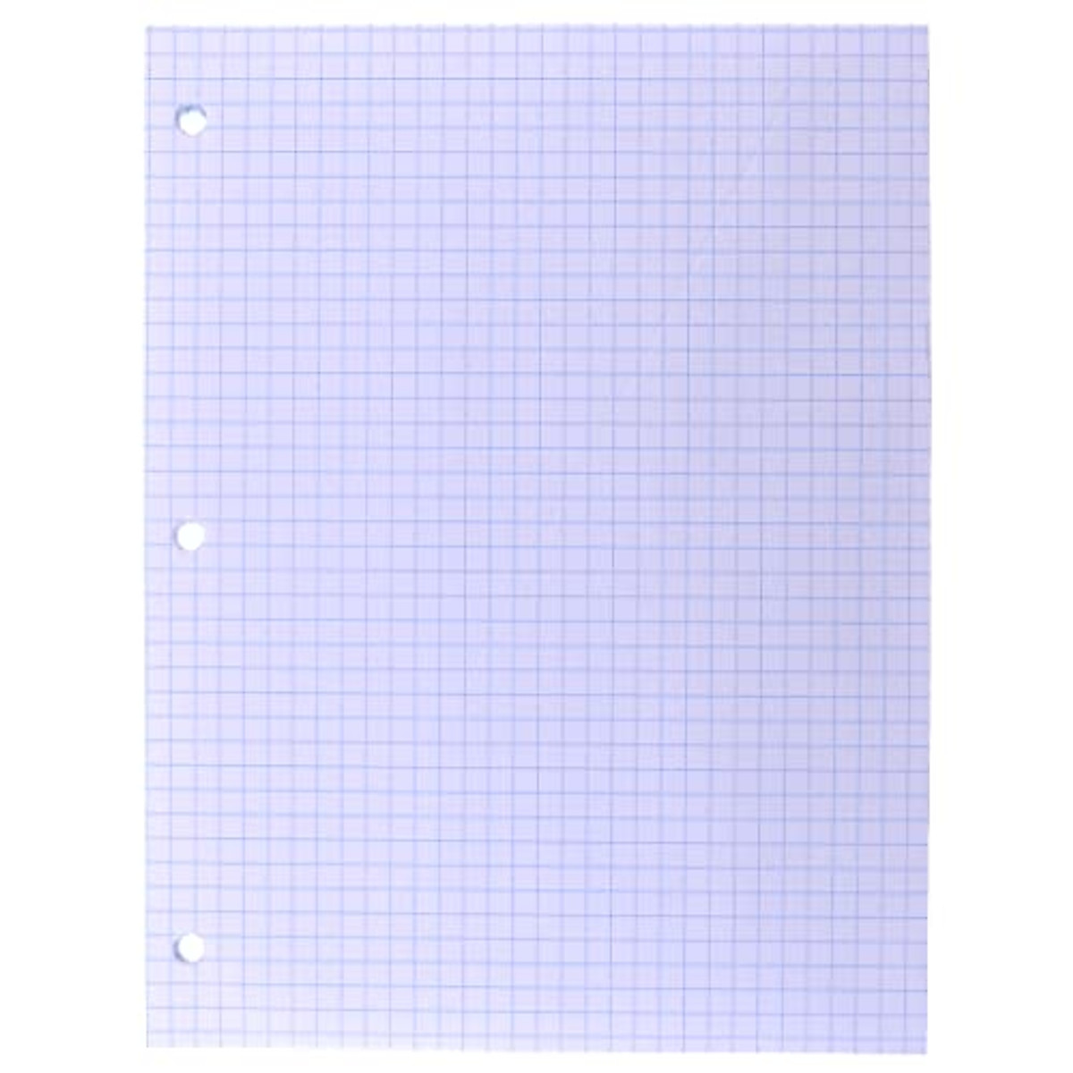 Top Flight Filler Paper, Quadrille Rule, 10.5 x 8 Inches, 80 Sheets (81060),White
