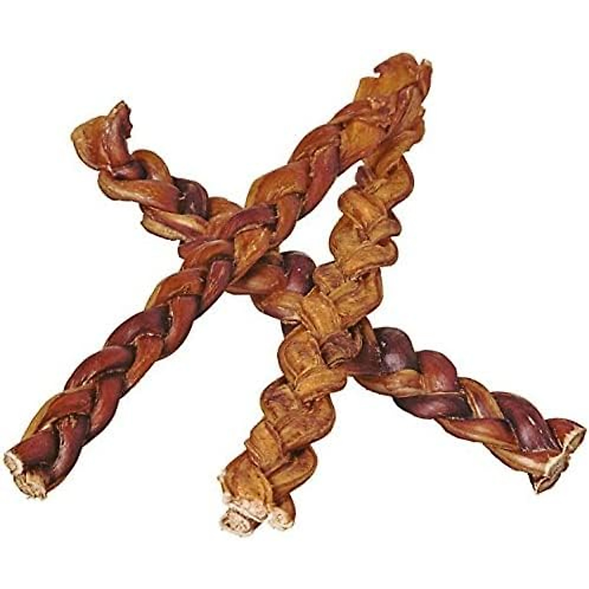 Pawstruck 12" Braided Bully Sticks for Dog, Pet Food, Beef Flavor, Natural Bulk Dog Dental Treats & Healthy Chews, Chemical Free, 12 inch Best Low Odor Pizzle Stix (5 Stick(s)), 1.08 Pounds