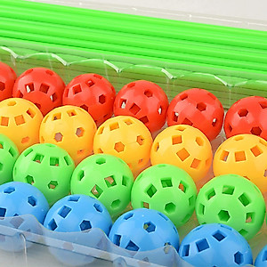 SYBOBO Fort Building Kit for Kids, 88 Pieces Baby Boys Girls Play Tent Rocket Castle Construction Toys Sets Indoor & Outdoor, Kids DIY Creative Learning Fort Building Set for 3-12 Years Old