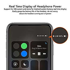 Single Ear Bluetooth Headset, Waterproof HiFi Bone Conduction Headphones Stereo Wireless Earphone for Sports, Running, Driving, Bicycling, Hiking