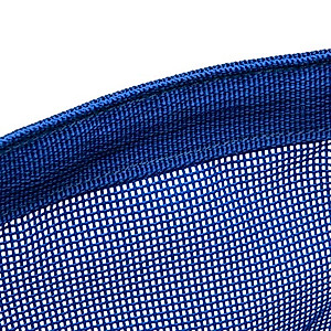 Hampton Rose Co. - 2-Pack Horse Feeding Bags - Heavy-Duty Breathable PVC-Coated Mesh Grain Feeder Nose Muzzle with Adjustable Straps - Complete with Stitched-in Alloy Rings and Solid Base