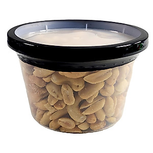 PACTOGO Black Shrink Bands - Fits Round Plastic Soup/Deli Containers Sizes 8-32 Ounces - Tamper Evident Seals (Pack of 250)