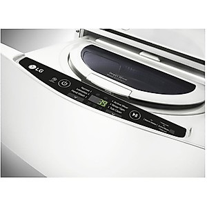 LG 27" SideKick Pedestal Washer - 6 Mode(s) - Drawer - 1 ft³ Washer Capacity - 120 V AC Input Voltage - Freestanding - Chrome, Plastic - White