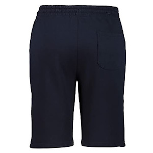 JP 1880 Menswear Big & Tall Plus Size L-8XL JP Logo Comfy Sweat Shorts Navy Blue X-Large 702636 70