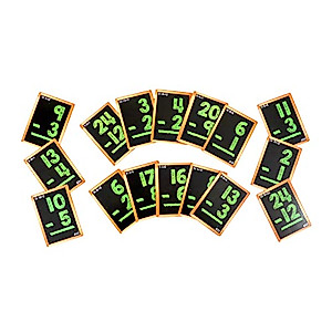 Regal Games - Two-Pack Math Flash Cards - Addition & Subtraction Practice - Bright, Bold Easy to Read - Classroom, Homework, Study Supplement - 56 Cards, 112 Problems Per Pack