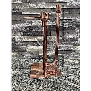 CoProof Copper Proofing Parrot for Distilling, Brewing Beer, Moonshine, Tequila 100% Lead Free for Use with Alcometer Proof Hydrometer,Polished A7