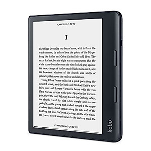 Kobo Sage eReader Bundle with Black SleepCover, Stylus and AC Adapter | 8" HD Touchscreen | Waterproof | Bluetooth | WiFi | 32GB