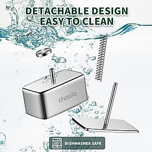 Choxila Musubi Mold Stainless Steel, Non Stick Spam Musubi Mold Musubi Maker Press Kit Onigiri Mold for Kids Bento Picnic Sushi DIY