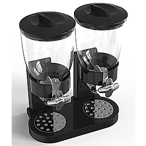 Retail Blade Dual Food Dispenser - Dry Food Dispenser Perfect As A Candy, Nuts, Rice, Granola, Cereal & more Dispenser. Dispenses 1 Ounce Per Twist! Stores Food, and Keeps Your Food fresh!