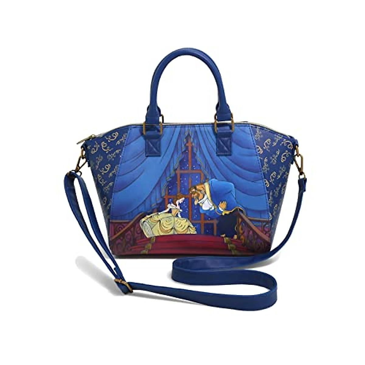 Loungefly Disney Beauty And The Beast Staircase Satchel Bag