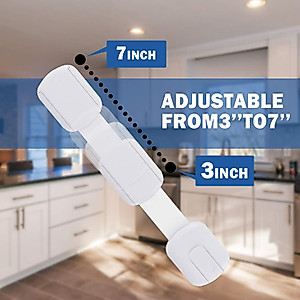 Our baby lock are great to baby proof cabinets, drawers, oven, toilet, closet, waste bin, fridges,etc. Keep your baby away from the dangers in your home. Not just for children, these locks can also be used to protect pets from making a mess around the hou