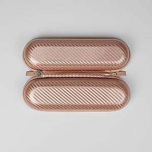 Yinke Electric Toothbrush Travel Case for Philips Sonicare & Braun Oral-B/Oral B Pro with Accessories Storage, Protective Hard Cover Portable Storage Bag (Rose Gold)