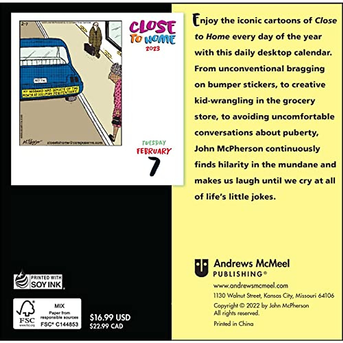 Close to Home 2023 Day-to-Day Calendar