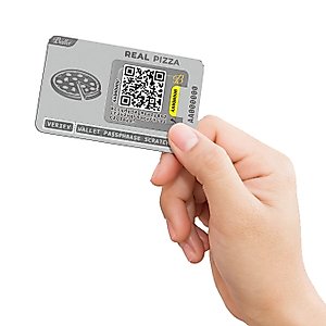 Ballet 2-Pack REAL Pizza - The Easiest Crypto Cold Storage - Nondescript Cryptocurrency Hardware Wallet for Bitcoin, Ethereum, XRP, Litecoin, and 200+ Other Cryptocurrencies