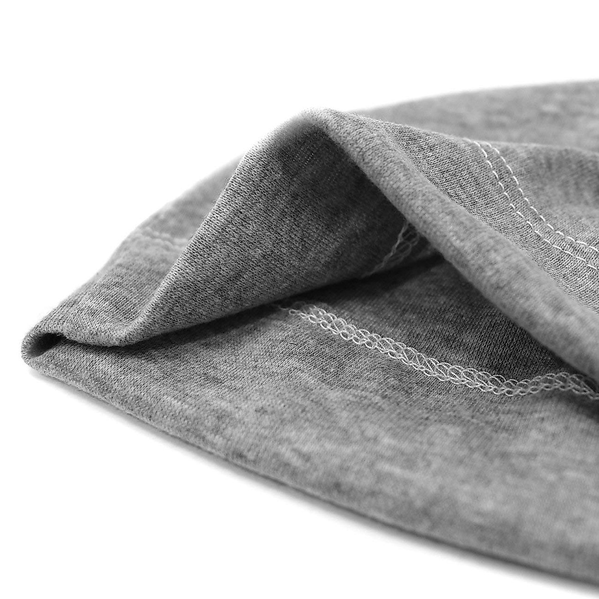 Betty Dain Jersey Knit 5 Piece Infant/Baby Cap, Set of 5 Soft Baby Beanies, Assorted Colors, 100% Cotton Stretch, Boys, Machine Washable, Grey/White/Black/Beige/Blue