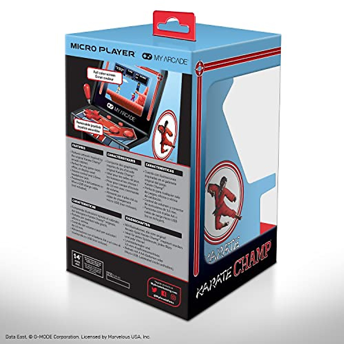 My Arcade DREAMGEAR DGUNL3204 Karate Champ 6" CLLCTBLE RTRO MCRO ARCAD