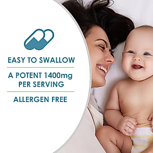 VH Nutrition Fenugreek+ | Fenugreek Capsules for Women | 1400mg Lactation Supplement* | Extra Strength Mother's Breastfeeding Support Formula* | Easy to Swallow 60 Capsules