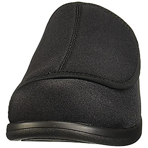 Propét Women's Cush 'N Foot Slipper, Black, 8