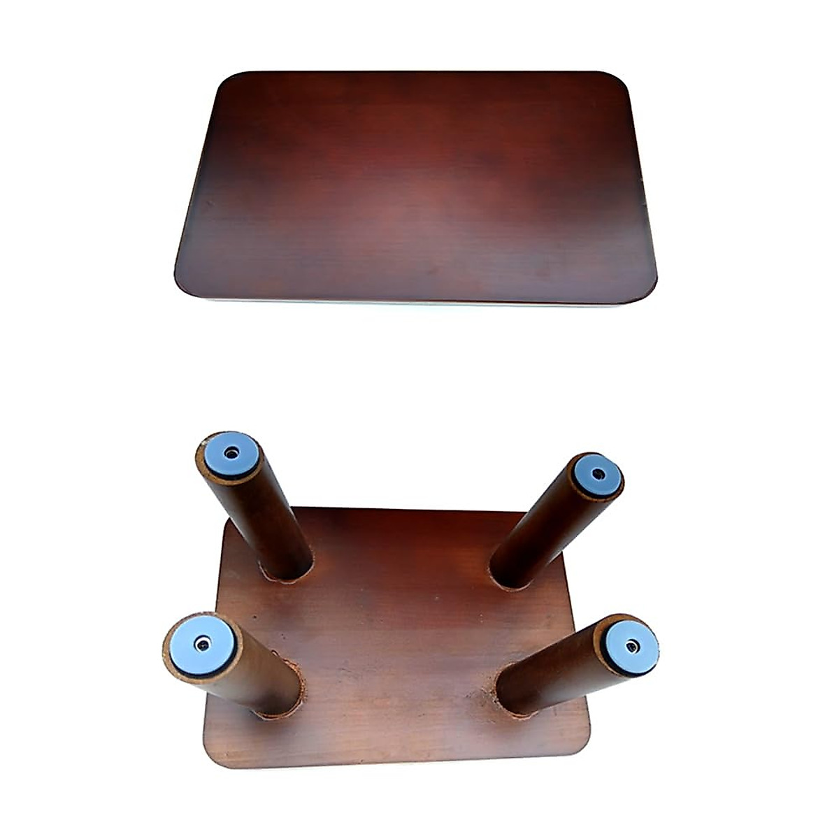 Lizipai Chestnut Brand Short Stool Wooden Stool, Solid Wood Stool, Small Short Stool, Shoe Changing Stool, Solid Wood Stool, Short Stool, Bench, Adult Portable Heavy Stool, (Brown)