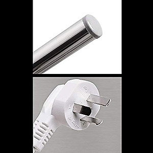 AFLHYJK Steel Electric Towel Rack - Stainless Steel Free Standing Electric Heated Towel Warmer Laundry Drying Rack