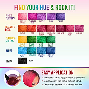 Punky Cherry on Top Semi Permanent Conditioning Hair Color, Vegan, PPD and Paraben Free, lasts up to 35 washes, 3.5oz