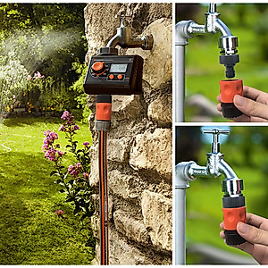 HQMPC 20 Pieces Plastic Garden Quick Connectors Garden Hose Connector Hose Adapter 3/4"GHT Female And Male Couplers 3/4"GHT Female Males Male Nipples 4SETS(20PCS CONNECTORS)