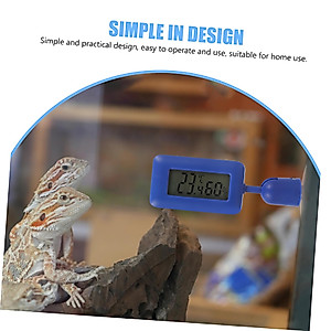 GREENADSCAPE Reptile Hygrometer Rotary Reptile Thermometer Temperature and Humidity Meter Mini Thermometer Aquarium Plant Holder Reptile Terrariums Leopard Gecko Digital Reptile Thermometer Abs