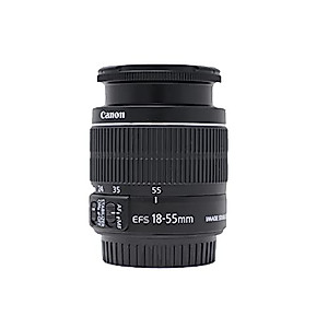 Canon EOS Rebel T7 DSLR Camera with 18-55mm f/3.5-5.6 is Zoom Lens + 75-300mm F/4-5.6 III Lens + 32GB Card, Tripod, Case, and More (24pc Bundle) (Renewed)