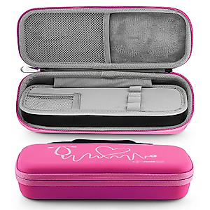 Primacare KB-9297-PK Pink Stethoscope Case, Supplies NOT Included, for Stethoscopes and Medical Supplies, Multiple Compartments, Portable and Lightweight First Aid Kit Bag, Accessories for Nurses