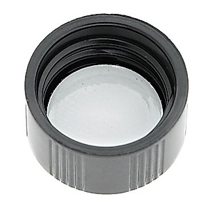 6-Pack of 3.75" inch / 8 Dram / 1 oz / 30 mL Amber Glass UV Resistant Sample Storage Cosmetic Herb Spice Specimen Container Vial w/Black Phenolic Screw on Caps