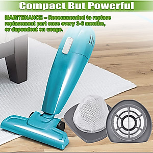 Anicell 2033 Featherweight Filter for Bissell Featherweight Stick Lightweight Bagless Vacuum 20331 20333 20334 20336 20339 2033M, 4 Mesh Filters 6 Foam Filters Replacement, Replace part# 1611508