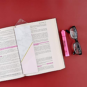 StoreSMART - Bookmark Covers/Holders with Tassle Hole - Clear Plastic - 10-Pack - BMKCRFT2-10