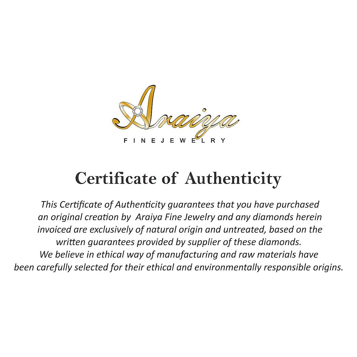 ARAIYA FINE JEWELRY Sterling Silver Diamond Tennis Bracelet (1/2 cttw, I-J Color, I2-I3 Clarity),7"