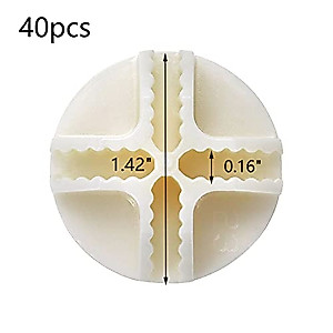 Curqia White Corner Wire Shelves for Closet Storage Organizer / Wire Grid Cube Storage Shelving Pack of 40