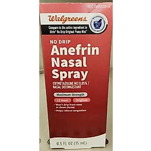 Walgreens No Drip Afrin Nasal Spray