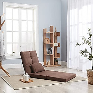 JFGJL Fold Down Sofa Bed Adjustable Floor Couch Sofa Leisure Sofa Bed Convertible Upholstered Guest Sleeper