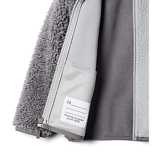 Columbia Toddler Boys Foxy Baby Sherpa Full Zip, City Grey/Columbia Grey, 3T