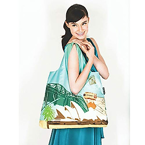 Envirosax Reusable Grocery Bags Foldable Quality Shopping Tote Bag, Set of 3 Traveler, Eco-Friendly Washable for Travel Shopping, Arts Crafts Multi Use