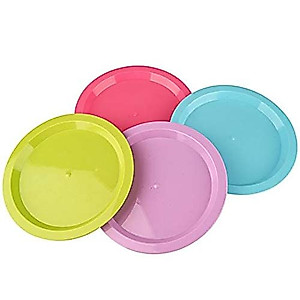 24 pc Kids Dinner Set by Mainstays, BPA free, Microwave/dishwasher safe, toddler snack/meals, mixed colors