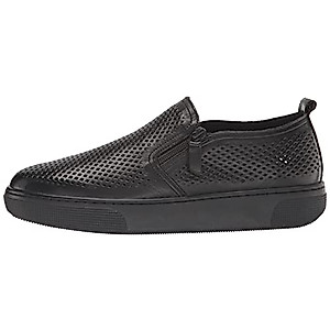 Propét Womens Kate Sneaker, Black, 8 Wide US