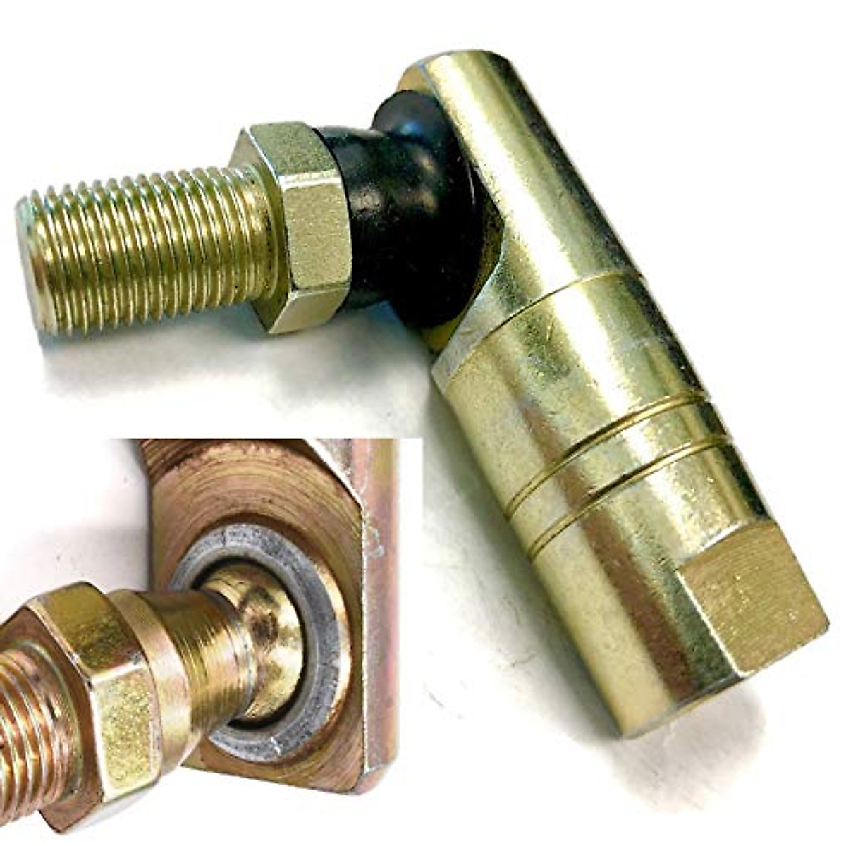 HD Switch Steering Linkage Ball Joint End w/Tough Crimp Joint Replaces 923-0448A -All 1997 & Newer Garden Tractor Mower 723-0448A 923-0448 723-0448 fits Craftsman MTD Cub Cadet Troy-Bilt Toro 112-0917