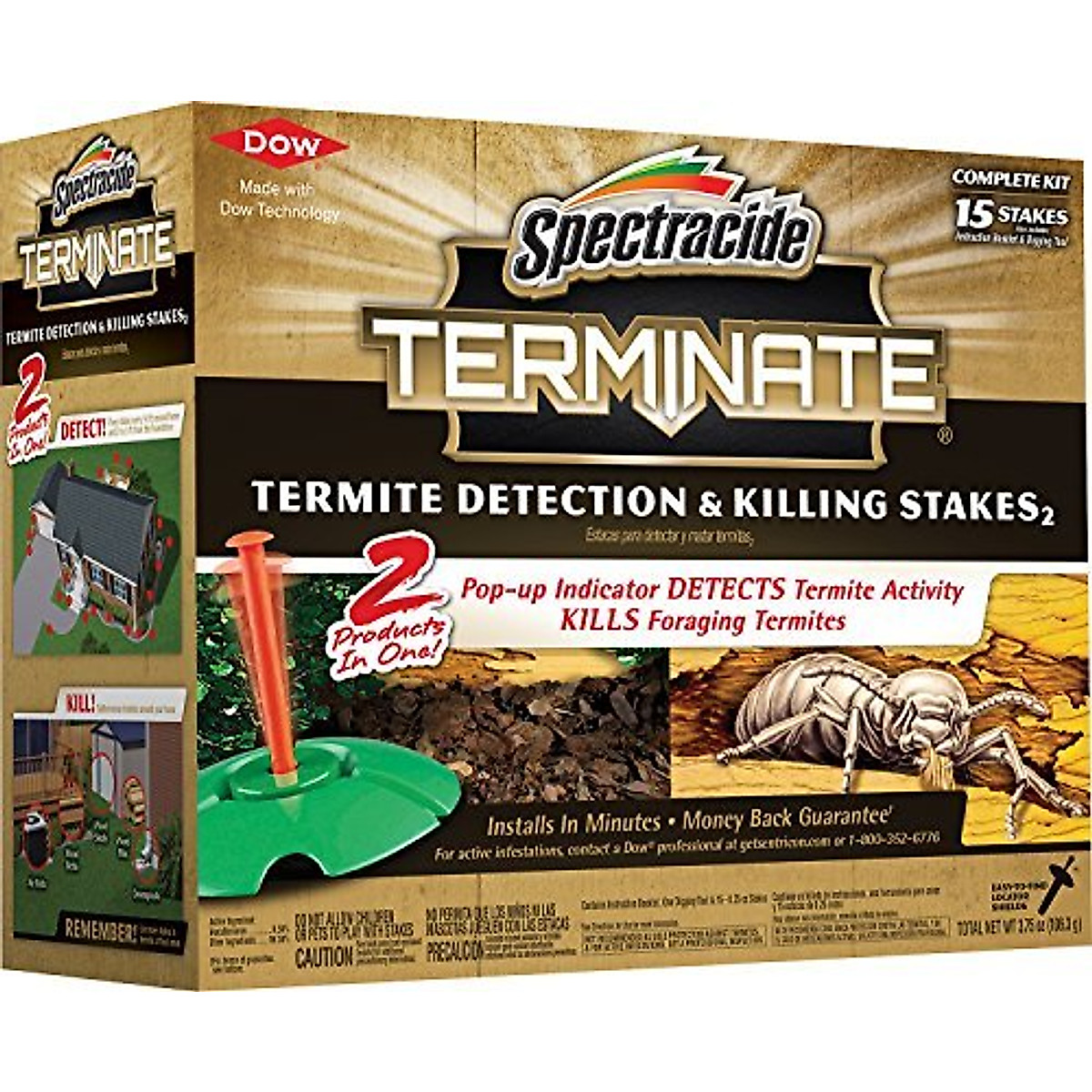 Spectracide Terminate Termite Detection and Killing Stakes 15 Count