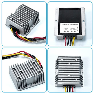 48V Step Down to DC 12V 20A 240W DC/DC Converter Regulator Buck Reducer Waterproof for Golf Cart Club Car LED Strip Light