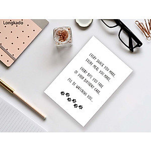 Funny Pet Theme Birthday Card, Birthday Card from the Dog, Lovely Happy Birthday Card For Dog Owner Mom Dad BF GF